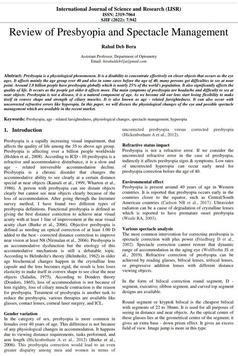 Rahul Deb Bera On Linkedin This Article Got Published On Ijsr I Am