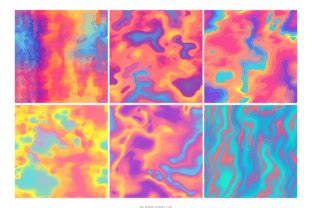 Pastel Abstract Thermal Heat Map Pattern Graphic By Bldgthebrand