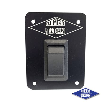 Double Action Rocker Switch W Switch Plate Rieco Titan Products