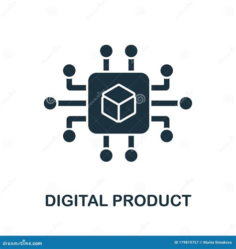 Digital Product Icon From Digitalization Collection Simple Line Digital Product Icon For