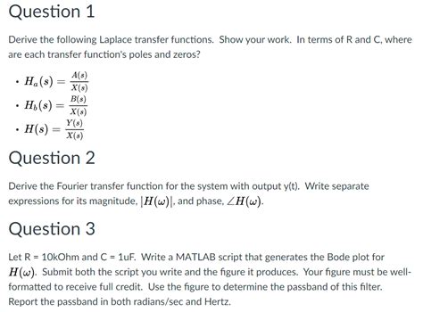solved the circuit below has one input the voltage x t