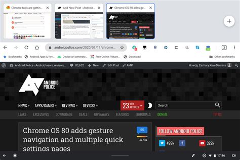Chrome OS 81 Redesigns Chrome Tab UI For Tablets