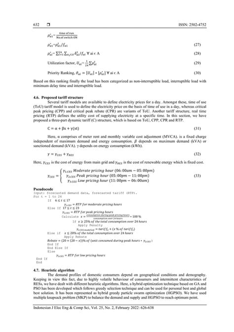 Renewable Energy Based Dynamic Tariff System For Domestic Load Management Pdf