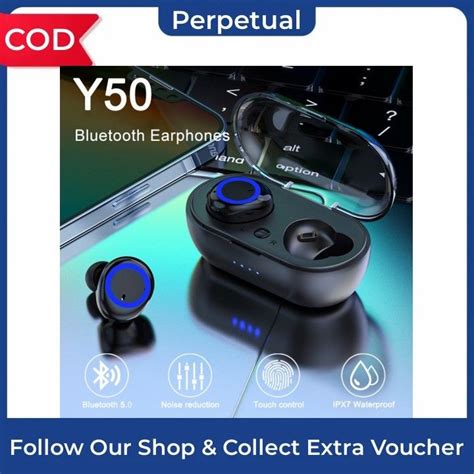 CODY50 TWS Wireless Earphone Bluetooth Earphones Touch Control 9D Stereo Headset With Build In