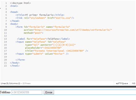 HTML5 Formularios II Types De Siempre