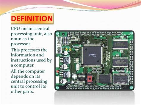Central Processing Unit