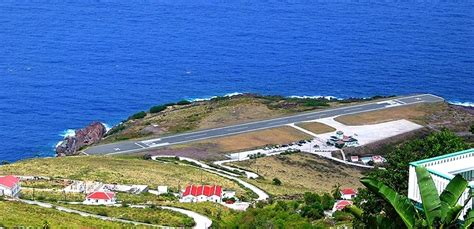 The Most Dangerous Airports In The World Saba In The Netherlands Antilles