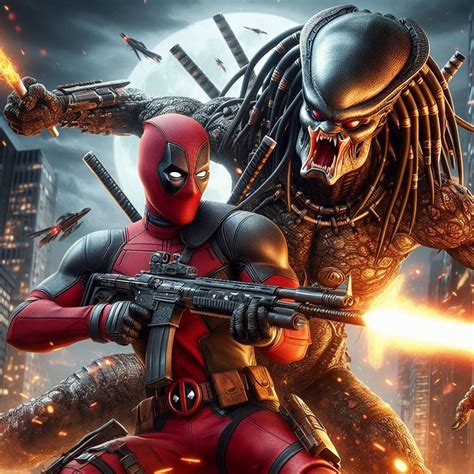 Dvp Deadpool Vs Predator By Alteregobro On Deviantart