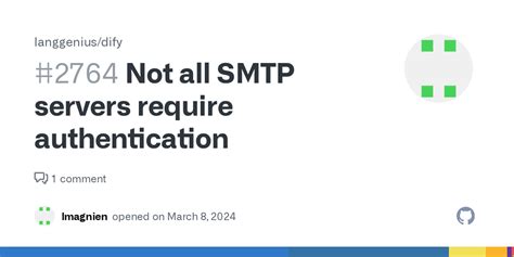 Not All Smtp Servers Require Authentication · Issue 2764 · Langgeniusdify · Github