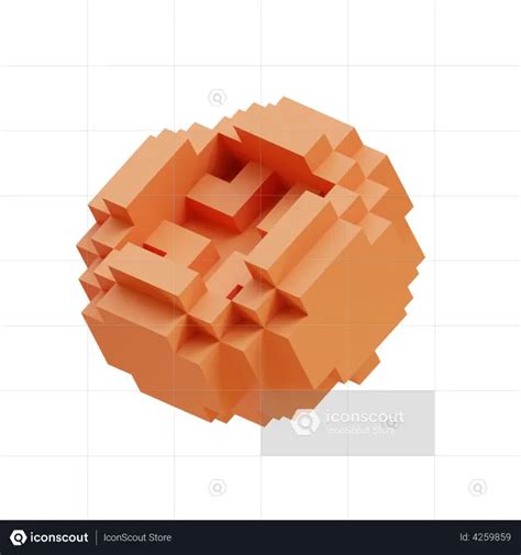 Pixel Blob Cell Fracture 3d Icon Download In Png Obj Or Blend Format