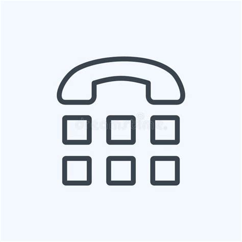 Icon Teletype Suitable For Mobile Apps Symbol Line Style Simple Design Editable Design