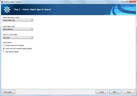 Importing Data From External Sources Kentico Xperience 81 Documentation