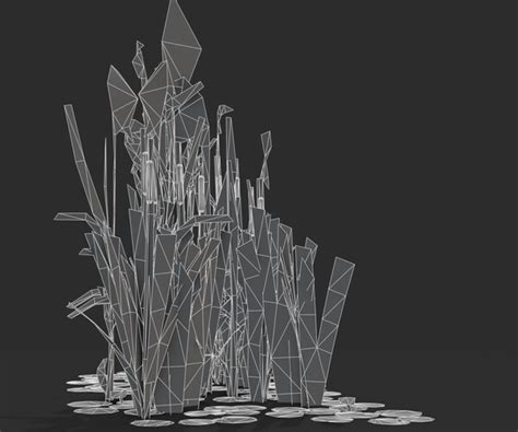 Artstation Modular Wetland Plants Set 01 Game Assets