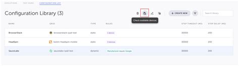 Configuration Library Mobile