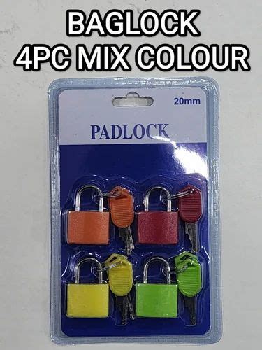 Rectangular Plastic Covered Brass Padlock 25 Mm At ₹ 95piece In Mumbai