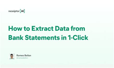 How To Extract Data From Any Bank Statements In 1 Click Blog Receiptor Ai