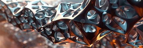 Intricate Polygons Interweaving With Each Other Creating A Stunning