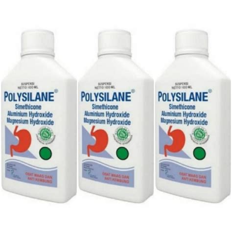 Jual Polysilane Suspensi Syrup Obat Sakit Maag Kembung Asam Lambung