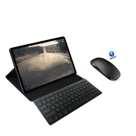 Capa Com Teclado Bluetooth E Mouse Bluetooth Para Tablet Samsung Galaxy