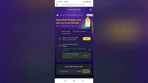 Todays Crypto Red Packet Code In Binance Earn Upto 25 Usd Youtube