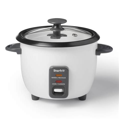 Starfrit 300w 6 Cup White Rice Cooker With Steam Basket Canadian Tire