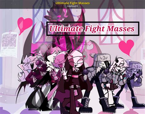Ultimate Fight Masses Mod For Friday Night Funkin Fnf Mods
