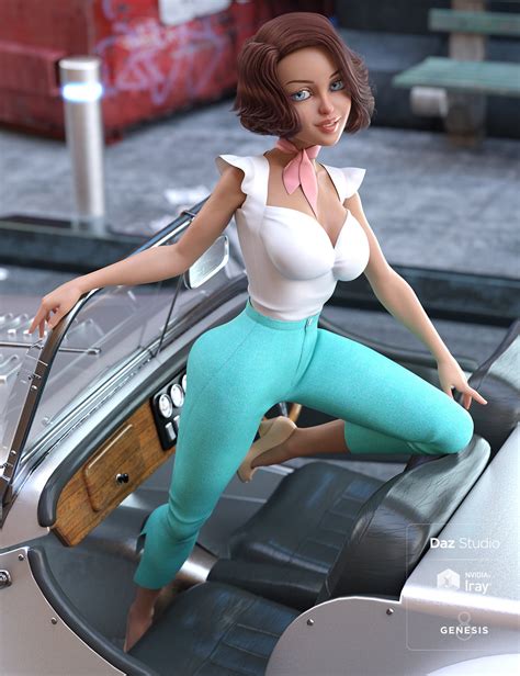 Rockabilly Outfit For Genesis 8 Female S Daz 3d