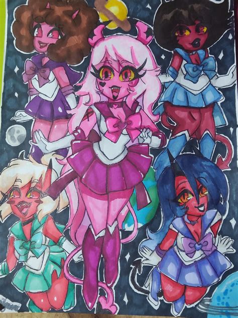 Verosikas Crew As Sailor Gaurdians By Vanillawaffer3000 On Deviantart