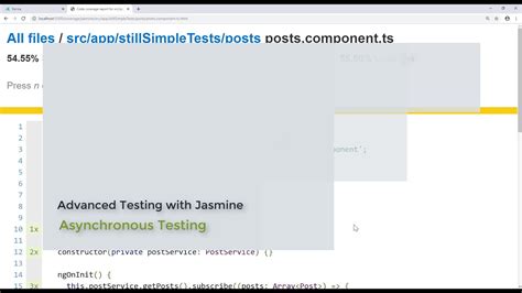 05 Angular Asynchronous Testing Angular 8 Jasmine And Karma Youtube