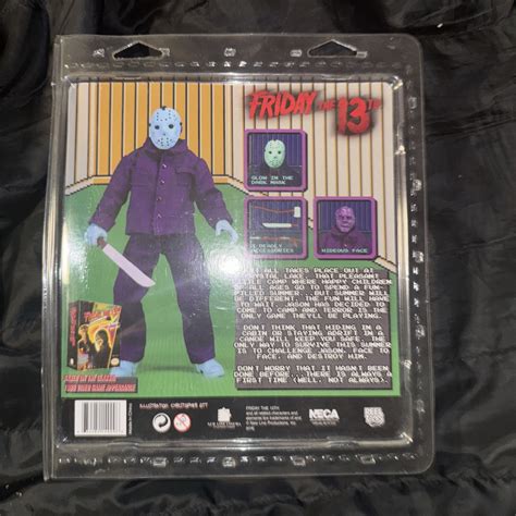 Neca Nes Jason Voorhees 8 Bit Friday The 13th Video Game Clothed Figure