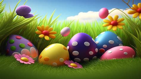 Easter Egg Background For Powerpoint