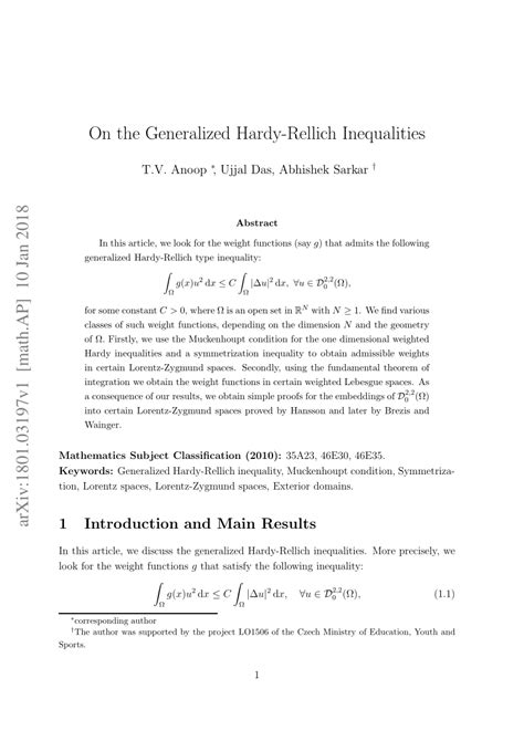 pdf on the generalized hardy rellich inequalities