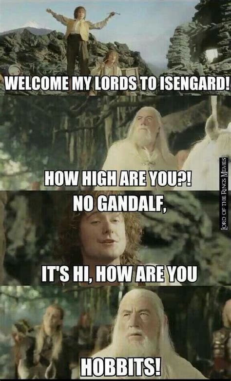 Lord Of The Rings Gandalf And Pippin How High Are You Not All