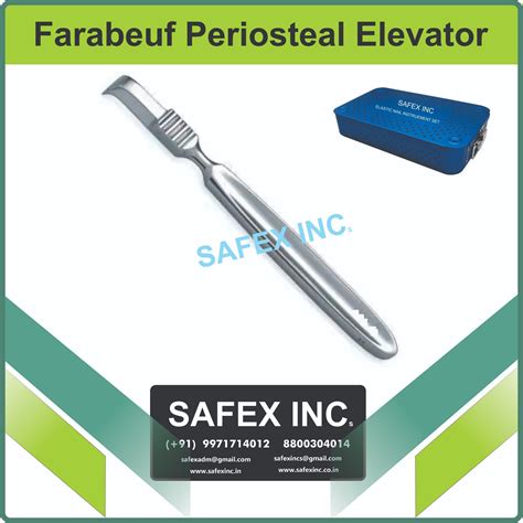 Periosteal Elevator Blue Titanium Periosteal Elevator Molt 9