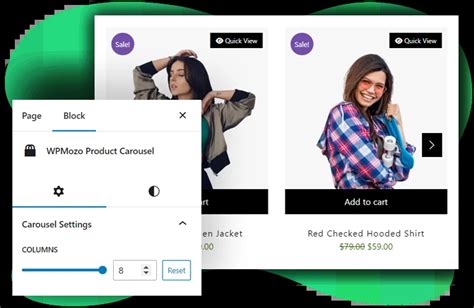 Free Product Carousel Block For Woocommerce Wpmozo