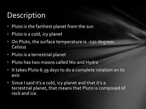 Ppt Pluto Powerpoint Presentation Free Download Id2796498