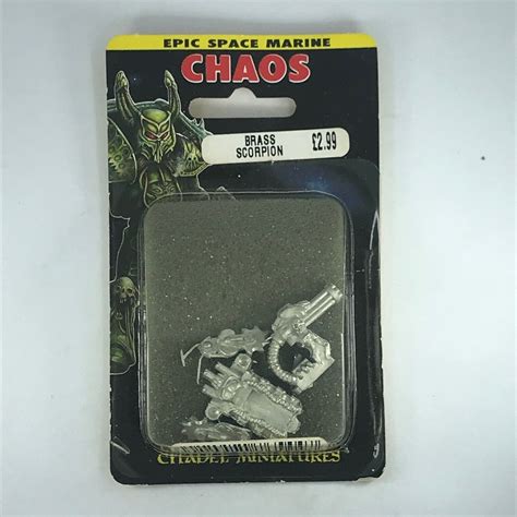 Metal Epic Brass Scorpion Space Ork Blister Warhammer Armageddon C85