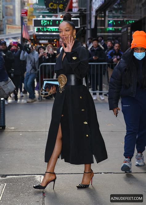 Naomi Ackie Feet Aznudefeet