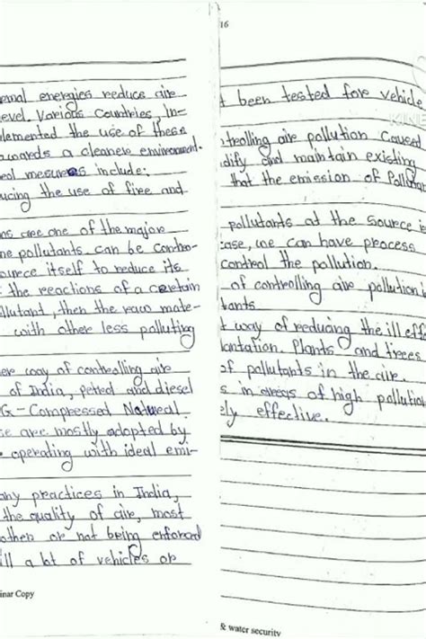 Air Pollution Evs Project Class 12th Youtube