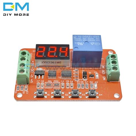 Dc 5v 12v 24v Dvb01 Digital Led Voltage Comparator Charge Discharge Ov Diymore