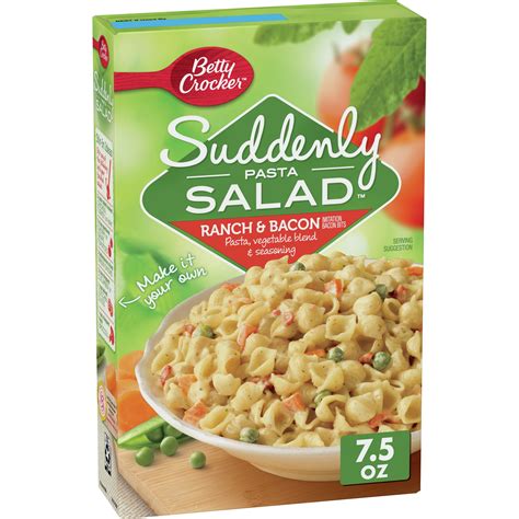 Betty Crocker Suddenly Pasta Salad Ranch And Bacon 75 Oz