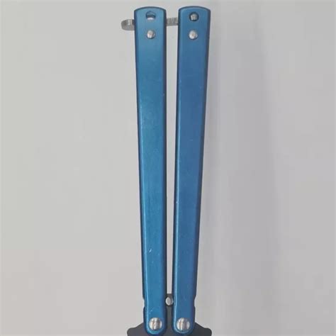 Cutit Fluture Butterfly Balisong Fara Tais 20 Cm Navy Model Simplu