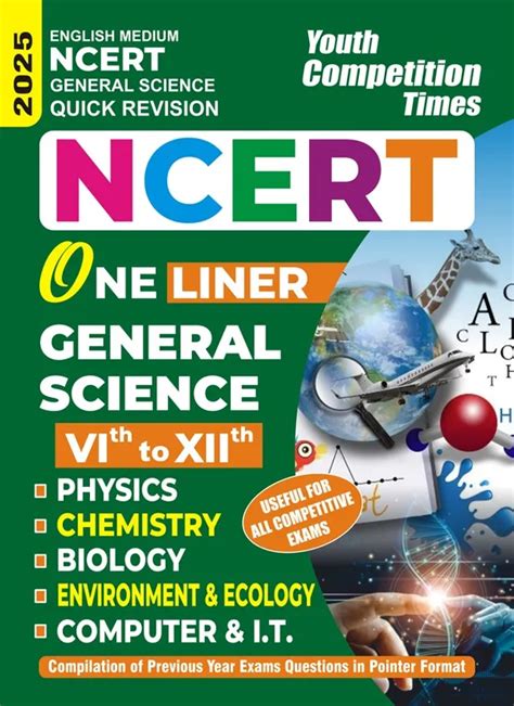 Yctbooks Ncert General Science Quick Revision Oneliner Vi Xii 2025