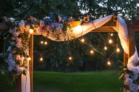 12 Idées Pour Une Décoration Lumineuse De Mariage Réussie Et Tendance