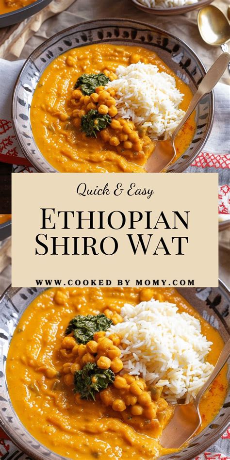 Ethiopian Shiro Wat Chickpea Stew Cookedbymomy Recipe African