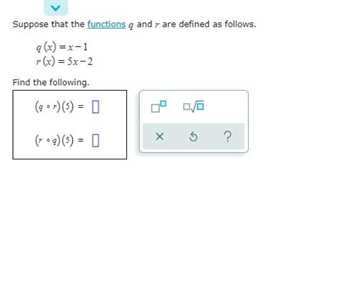 Solved Suppose That The Functions Q And R Are Defined As