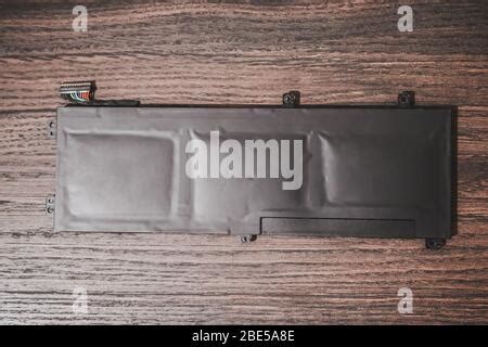Lithium Ion Laptop Battery That Has Swollen Stock Photo Alamy