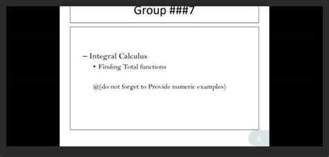 Group 7 Integral Calculus Finding Total Functionsdo Not Forg