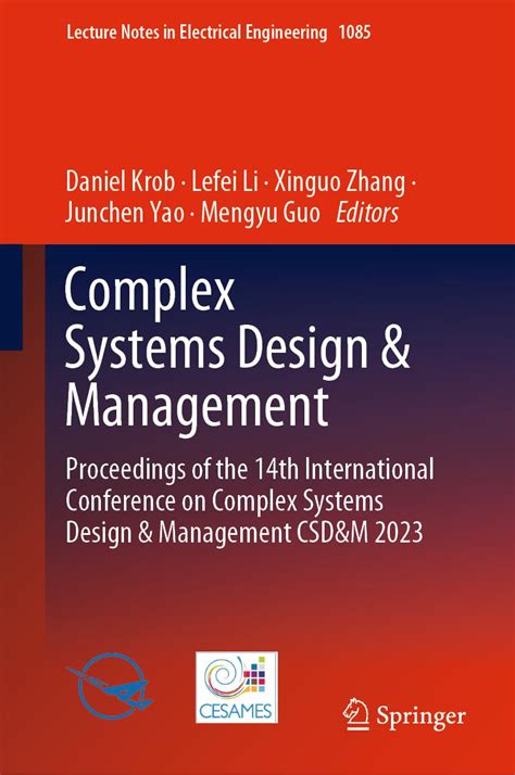 Complex Systems Design And Management Proceedings Of The 14th
