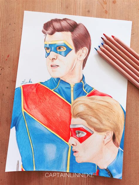 How To Draw Captain Man From Henry Danger Oqjpqb